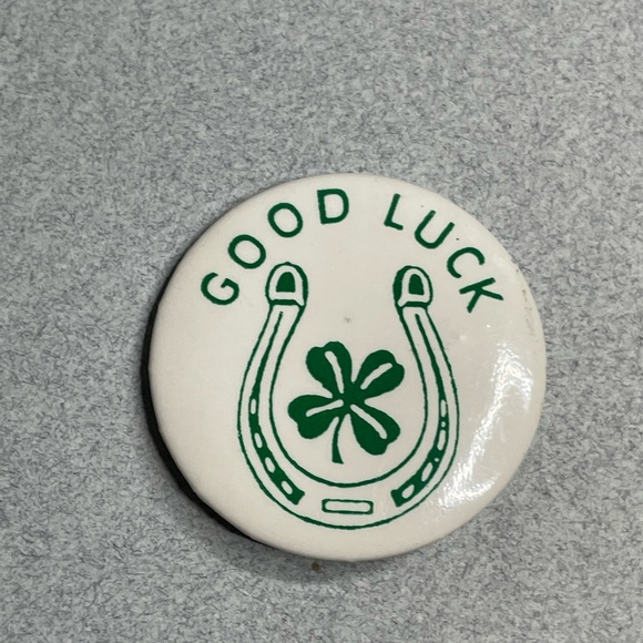 Jewelry | Good Luck Four Leaf Clover Lucky Horseshoe Pin Perfect For St ...